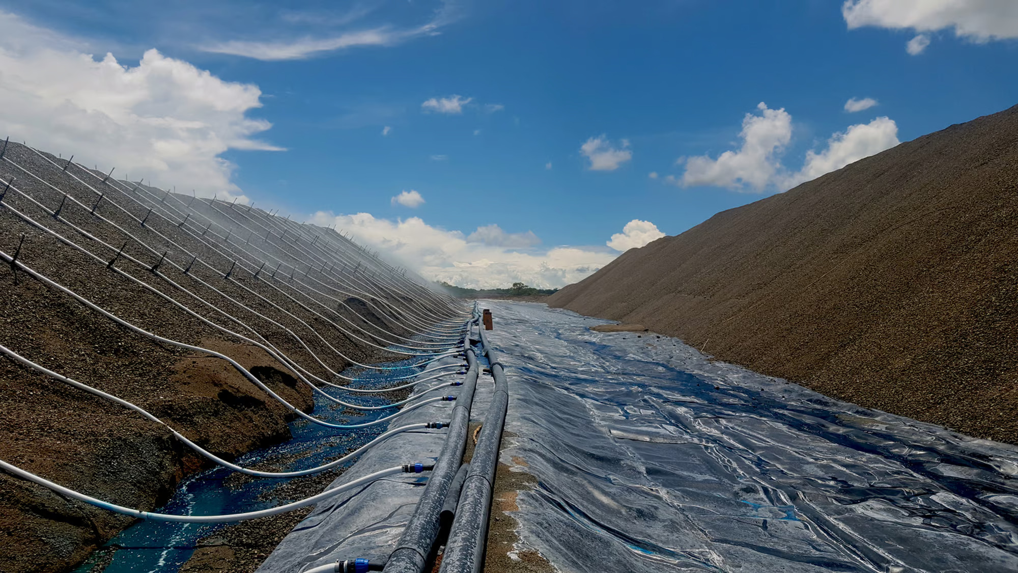 Irrigation Solutions for Heap Leaching | Netafim Mining