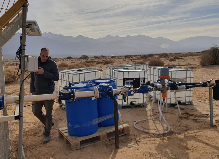A special bacteria and precision irrigation save a nature reserve