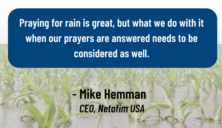 Precipitation Alone Will Not Solve Our Water Crisis